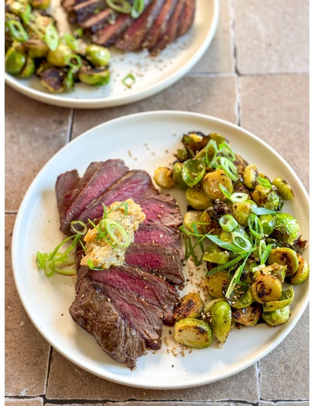Miso Steaks and Brussels Sprouts – Julie Gilbert Co In Good Taste & In ...
